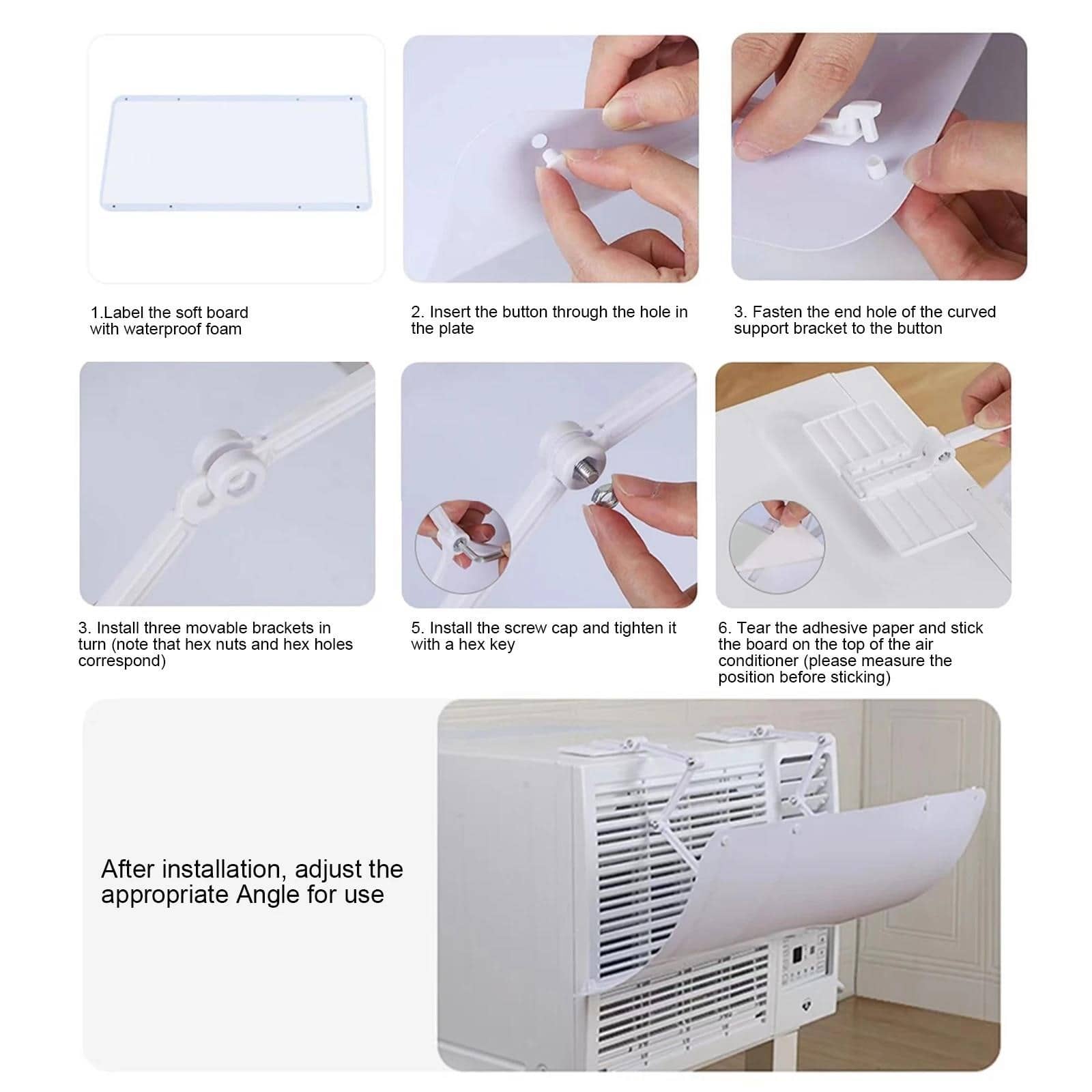 Deflektor klima uređaja za krilo Deflektor vjetra Deflektor zraka AC ...